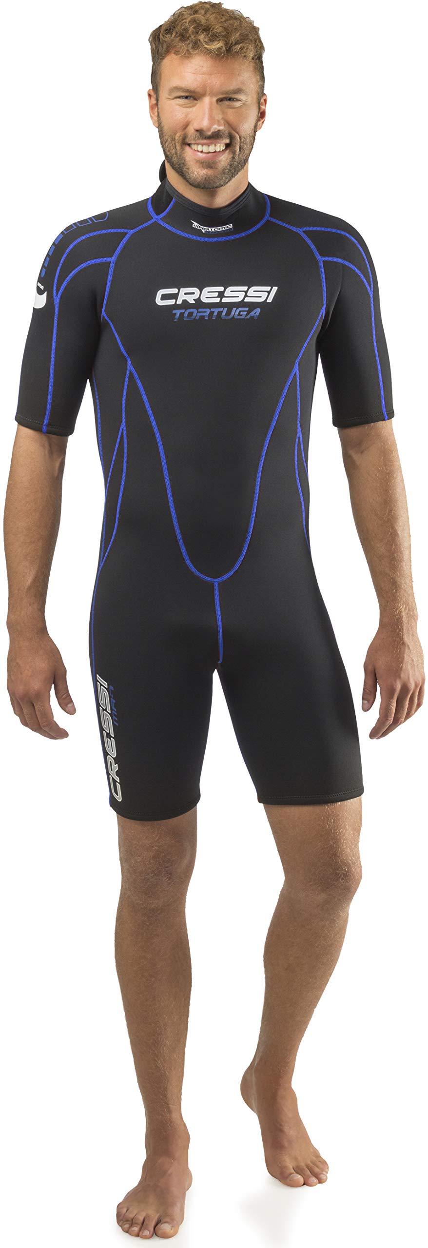 Cressi Tortuga 2.5mm Man, Black/Blue, S