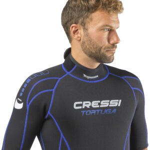 Cressi Tortuga 2.5mm Man, Black/Blue, S