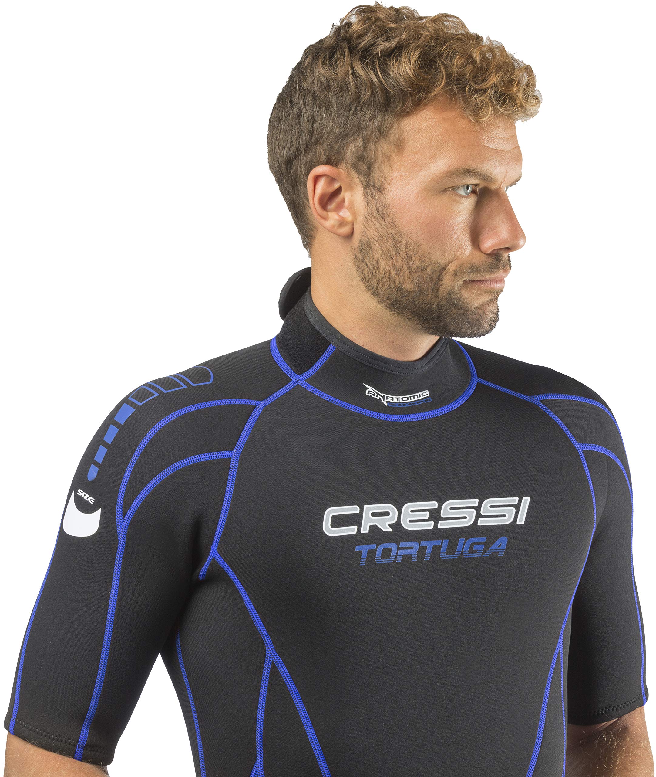 Cressi Tortuga 2.5mm Man, Black/Blue, S