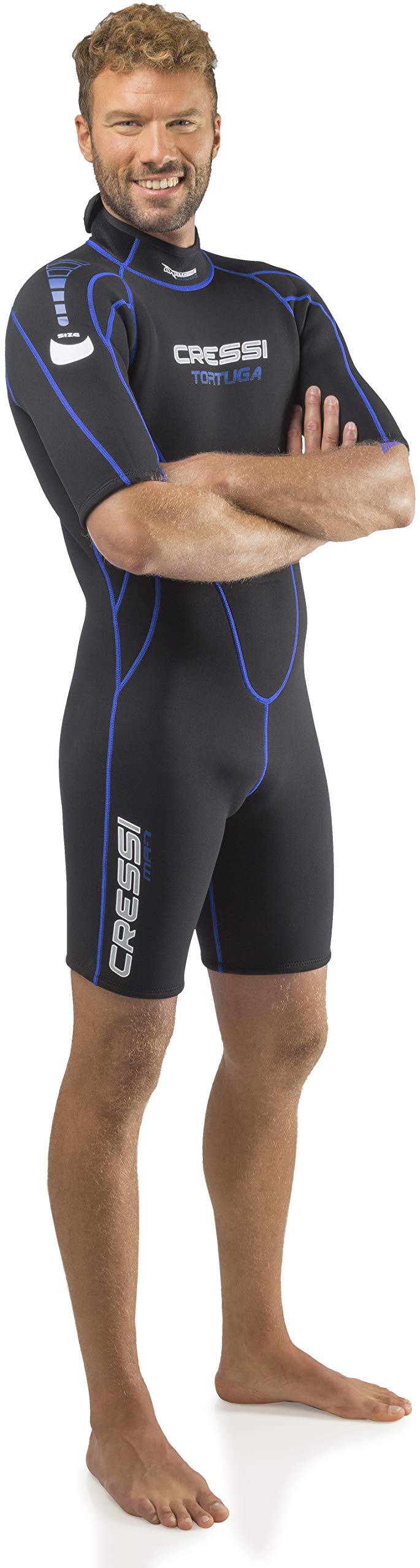 Cressi Tortuga 2.5mm Man, Black/Blue, S