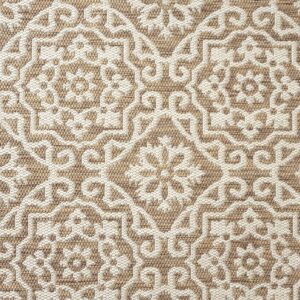 Nicole Miller New York Patio Country Danica Transitional Geometric Indoor/Outdoor Area Rug, Brown/Beige, 5'2"x7'2"