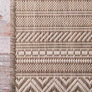 nuLOOM Erlinda Tribal Outdoor Area Rug, 4x6, Beige