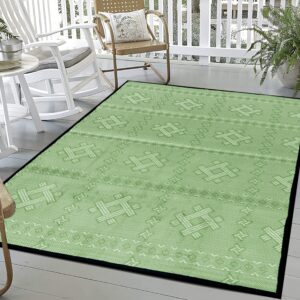 ARSUK Outdoor Plastic Rug for Patio Clearance 59"x39", Beach Picnic Blanket, Reversible Floor Mat for Garden, Camping Carpet, RV Porch, Deck, Backyard, Balcony, Lightweight Foldable