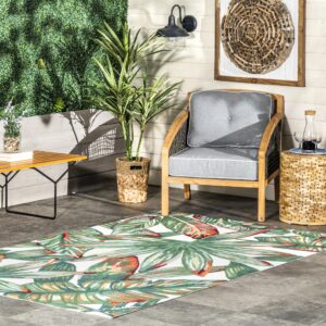 nuloom contemporary floral lindsey area rug, 5' x 8', multi