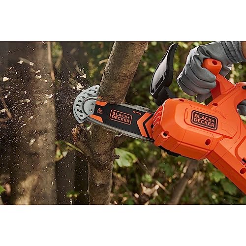 BLACK+DECKER 20V MAX Pruning Chainsaw Kit, Battery and Charger Included (BCCS320C1)