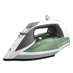 black+decker vitessa advanced steam iron, icr2020, even steam nonstick soleplate, auto shutoff, tangle-free retractabel cord, green