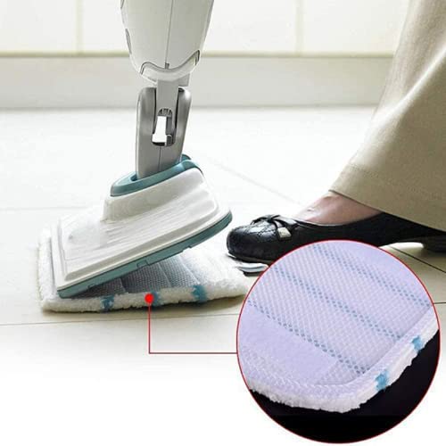 5 Pack Washable Microfiber Steam-Mop Cleaning Pads Compatible with All Black+Decker Steam Mops, SM1600, SM1610, SM1620, SM1630, SMH1621, HSMC1300FX, HSMC1321, HSMC1361SG