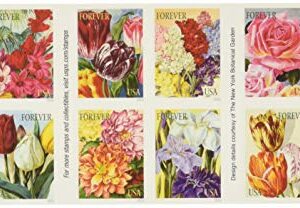 20 Botanical Art USPS Forever First Class Postage Stamps Beautiful Flower Bloom