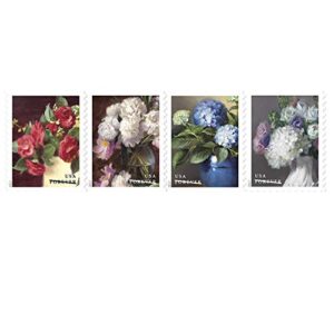 flowers from the garden 1 strip of 10 us first class postage stamps celebrate beauty wedding (10 stamps)