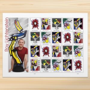 us stamps 2023 sc#5788-5792 roy lichtenstein stamps (20 single stamps) mnh vf