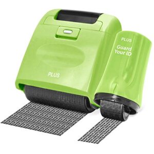 identity theft prevention security stamp wide roller security stamp kits (green)