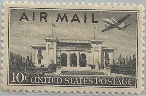 u.s. stamp air mail scott c34 10¢ pan american union mnh