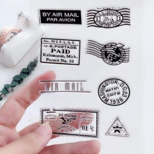 malistln us postage and stamps clear stamps for diy scrapbooking and card making decoration