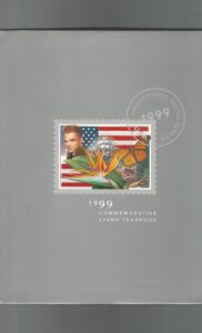 1999 commemorative stamp collection display album