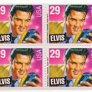 1993 ELVIS PRESLEY #2721 Block of 4 x 29 cent US Postage Stamps by USPS