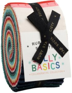 jolly basics jelly roll 40 2.5-inch strips ruby star society rs5091jr