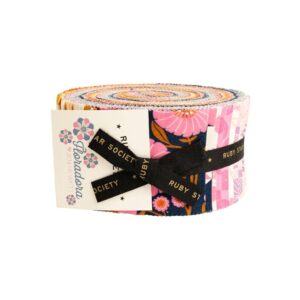 moda fabrics floradora ruby star society jelly roll strips