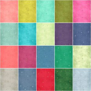 V and Co Ombre Flurries Metallic Jelly Roll 40 2.5-inch Strips Moda Fabrics 10874JRM