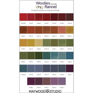 Bonnie Sullivan Woolies Flannel Colors Vol. 2 Strips 40 2.5-inch Strips Jelly Roll Maywood Studio