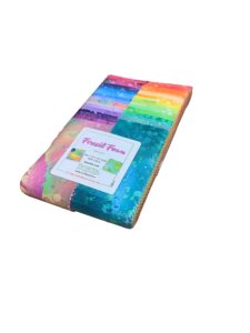 benartex fossil fern fossil fern brights strip-pies jelly roll