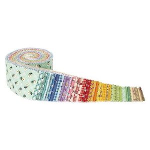 Lori Holt Prairie Rolie Polie 40 2.5-inch Strips Jelly Roll Riley Blake Designs RP-12300-40