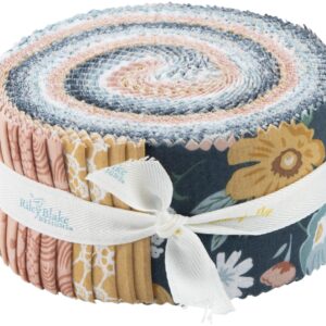 Dani Mogstad Live, Love, Glamp Rolie Polie 40 2.5-inch Strips Jelly Roll Riley Blake RP-13500-40