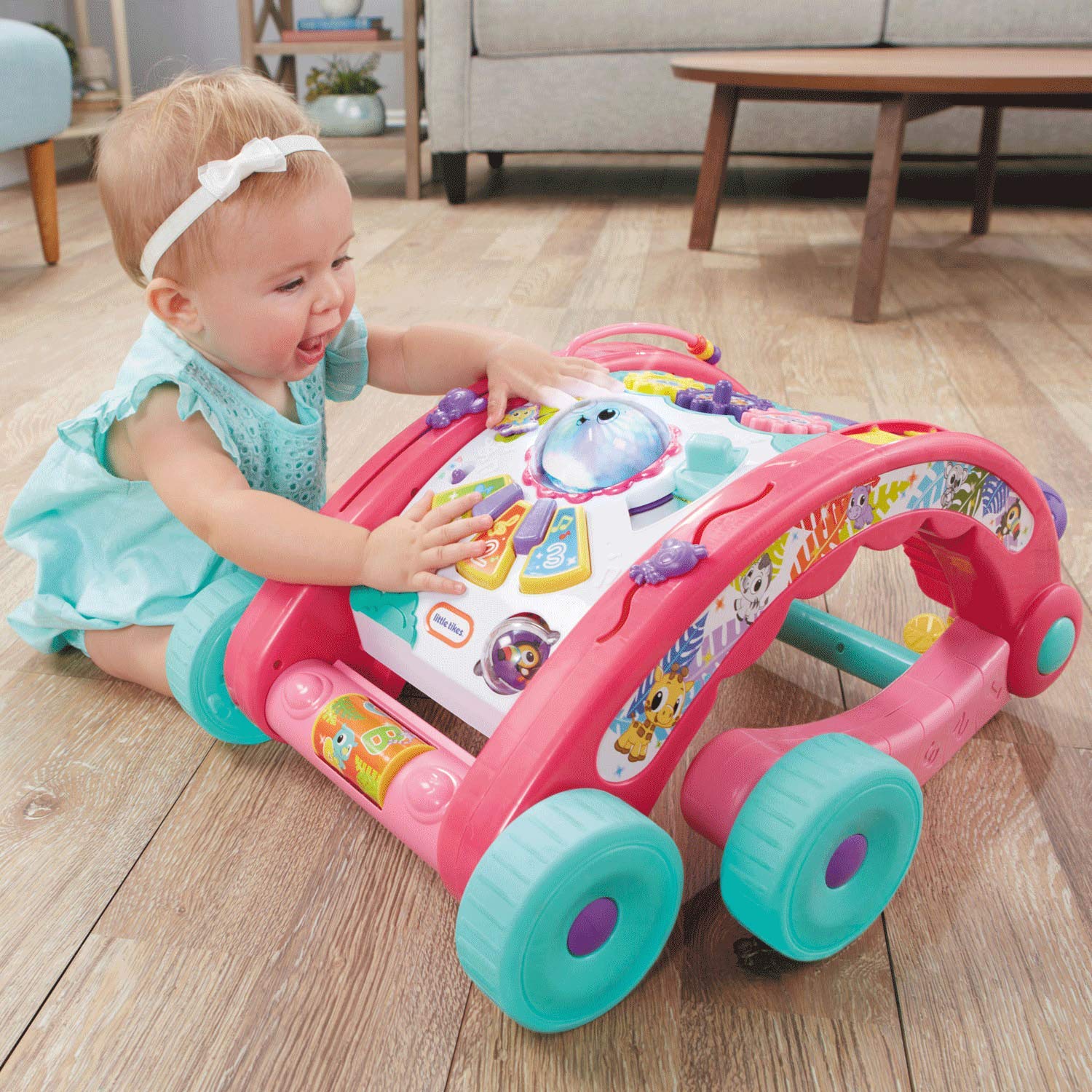 Little Tikes 3-in-1 Activity Walker, Pink