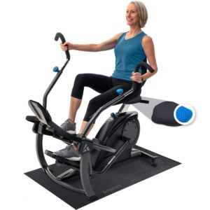 teeter freestep lt3 - recumbent cross trainer and elliptical (lt3 + mat + gel seat bundle)