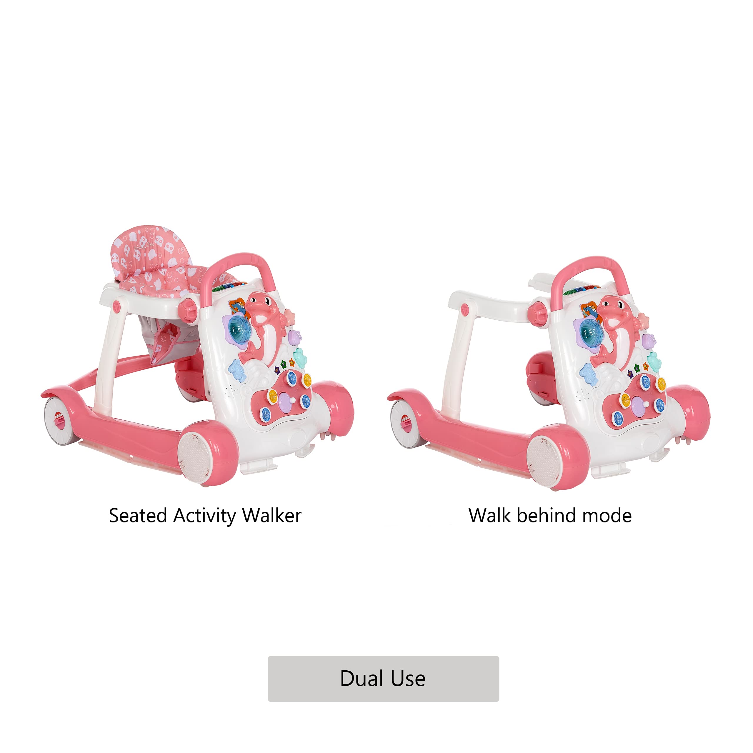 Dream On Me, Splash Walker and Activity Center, Pink Cherry