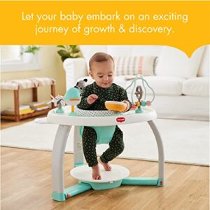 Tiny Love 5-in-1 Stationary Activity Center, 5 Modes of use: Tummy time, Activity Center, Baby Balance Board, Toddler Activity Table, Child Table and Chair, Magical Tales