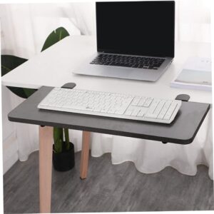 Keyboard Tray 1 Set Foldable Bracket Computer Tray Adjustable Office Desk Drawer Rail Bracket Under Desk Shelf Keyboard