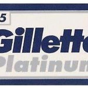 25 Gillette Platinum Double Edge Razor Blades Made in Russia