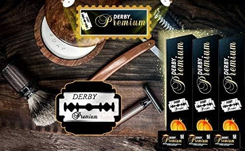 Derby Premium Double Edge Razor Blades, 100 Count