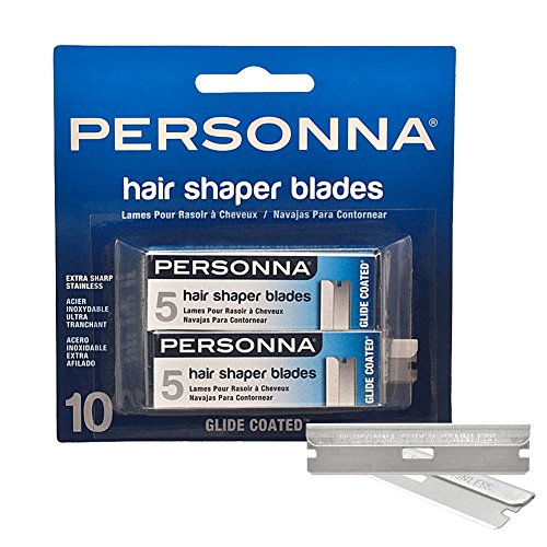 Personna Hair Shaper Blades, 10 Ea, 10count (RZRB-PRSA-BP8820B)