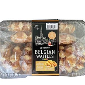 Le Chic Patissier 12 Petite Belgian Waffles Individaully Wrapped, All Natural Non GMO, Made in Gelgium,2 Ounce (Pack of 12)