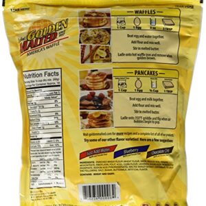 Carbon's Golden Malted Original Waffle and Pancake Flour, 32 Ounce (Pack of 3)