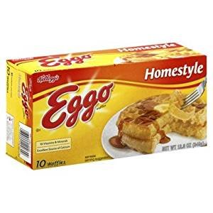 eggo waffles homestyle 10 ct 12.3 oz pack of 3