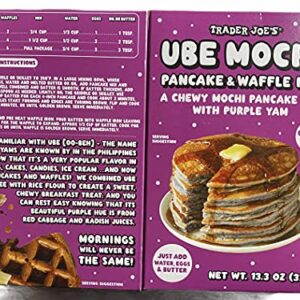 Trader Joe's Ube Mochi Pancake & Waffle Mix, 13.3 oz (Pack of 2)