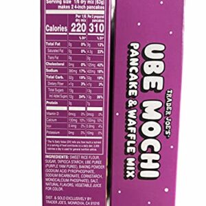 Trader Joe's Ube Mochi Pancake & Waffle Mix, 13.3 oz (Pack of 2)