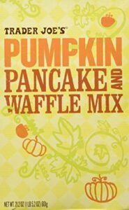 trader joe's pumpkin pancake and waffle mix - 2 pack