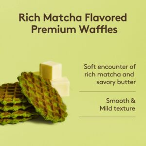 OSULLOC Green Tea Waffles (3.52oz, 100g) | Korean Matcha Flavored Snacks | Asian Snacks, Premium Tea Food