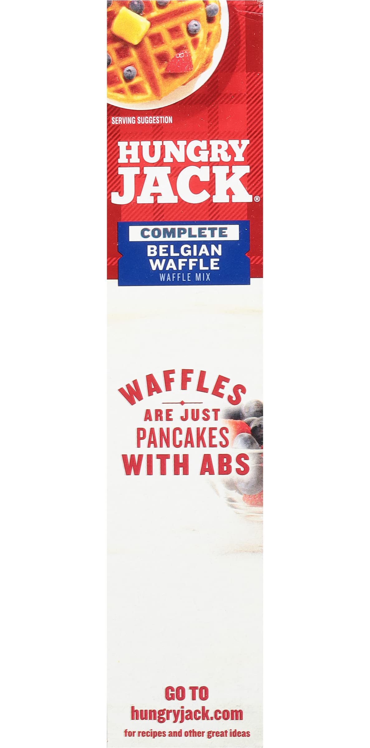 Hungry Jack Complete Belgian Waffle Mix (Pack of 3) with By The Cup Butter Spreader