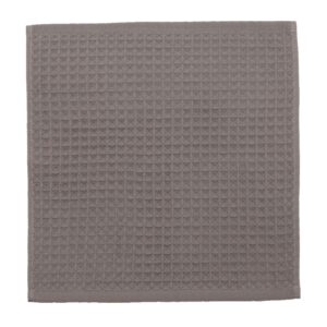 GQZLUCK 100% Natural Cotton Dish Towels Classic Waffle Weave Dish Cloths, Soft Ultra Absorbent Bath Hand FaceTowel, Fast Drying Lightweight Washcloth, Set of 6 (Dark Grey)