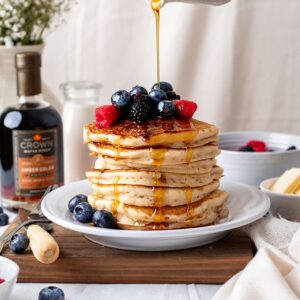 Crown Maple Amber Color, Rich Taste Organic Maple Syrup, 12.7 Fl OZ, Flavor Marinades, Cocktails, Pancakes, Squash & Bacon