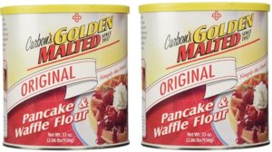 golden malted pancake & waffle flour, original, 33-ounce cans (pack of 2)