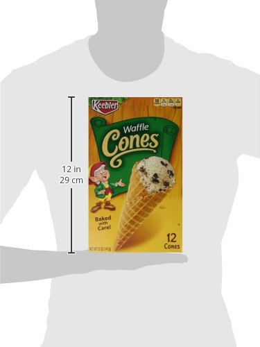 Keebler 12-Count WAFFLE CONES 5oz (2 Pack)