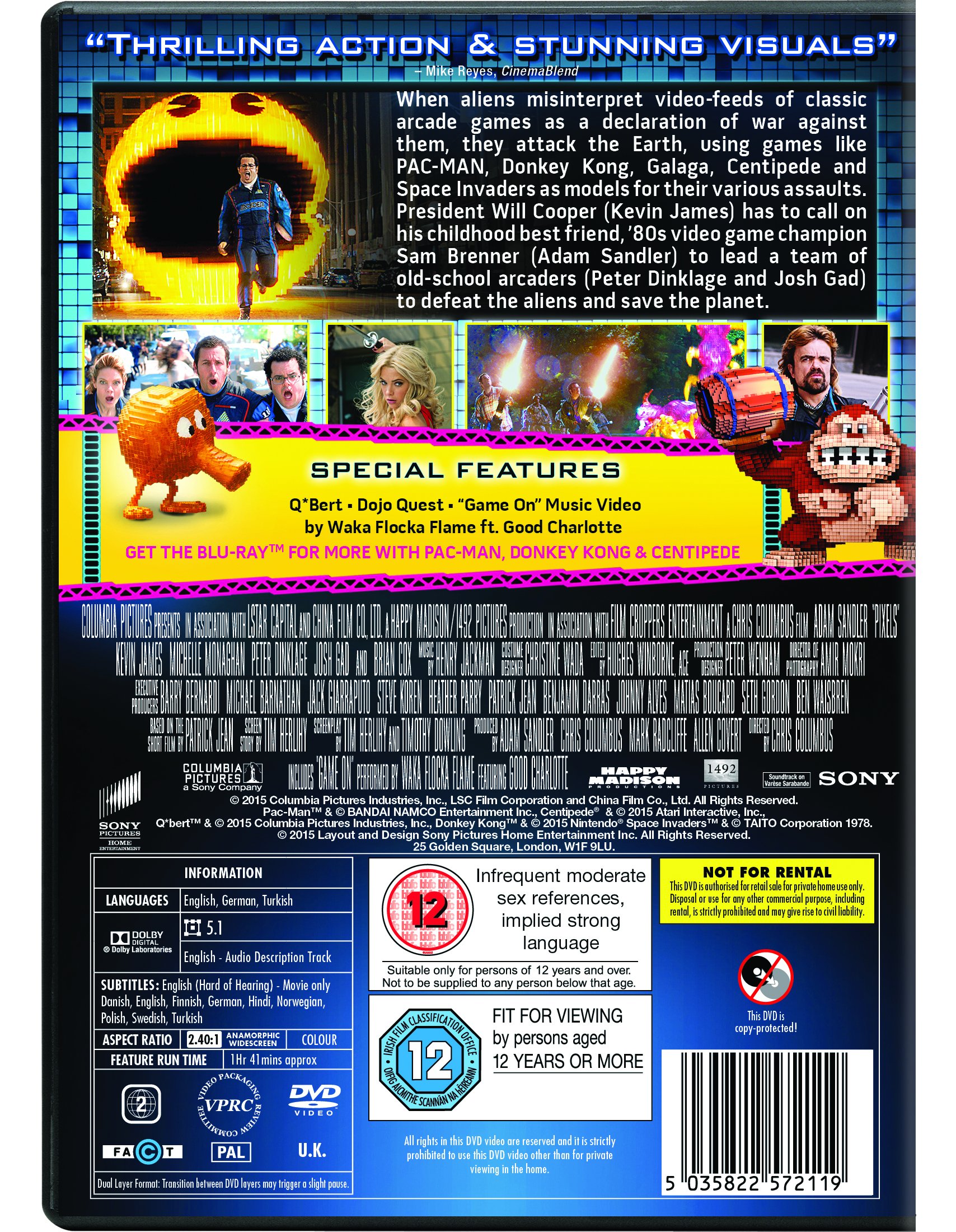 Pixels [DVD]