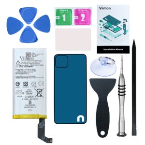 viimon pixel 4 battery replacement kits (new upgraded) compatible with google pixel 4 all models with adhesive, installation manual and repair tool kits