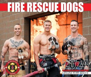 2024 fire rescue dogs calendar