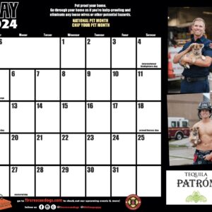 2024 Fire Rescue Dogs Calendar